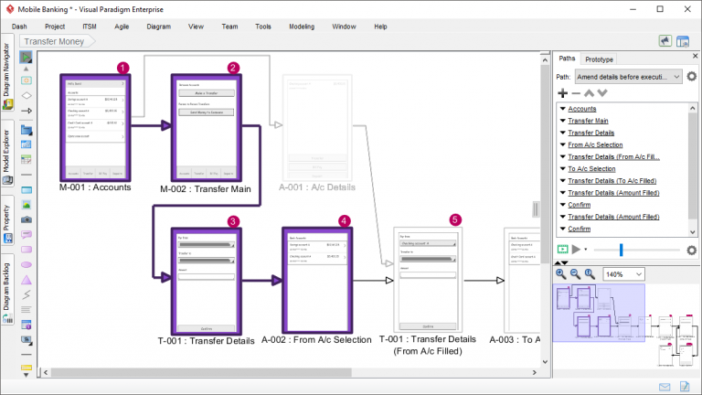 How to animate a path in wireflow - Visual Paradigm
