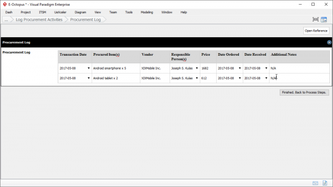 How to Develop Procurement Log (Execution & Control Phase) - Visual ...