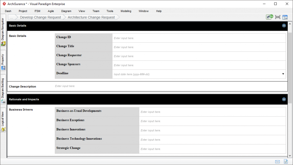 How to Develop ADM Architecture Change Request (Phase F) - Visual Paradigm