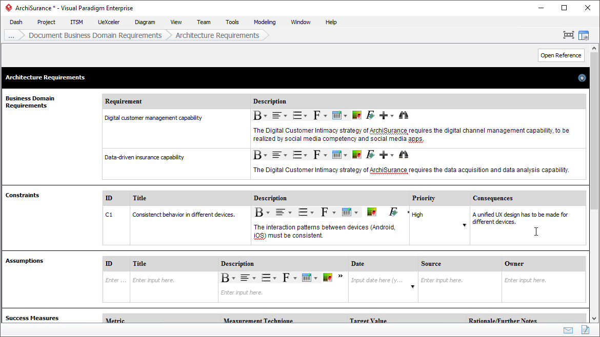 How To Develop ADM Architecture Requirements Specification Phase C Visual Paradigm