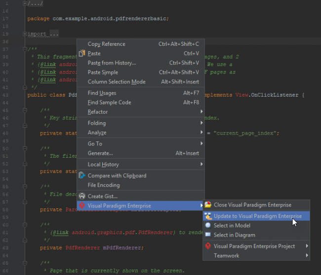 Update Uml Model For Class Visual Paradigm Community Circle